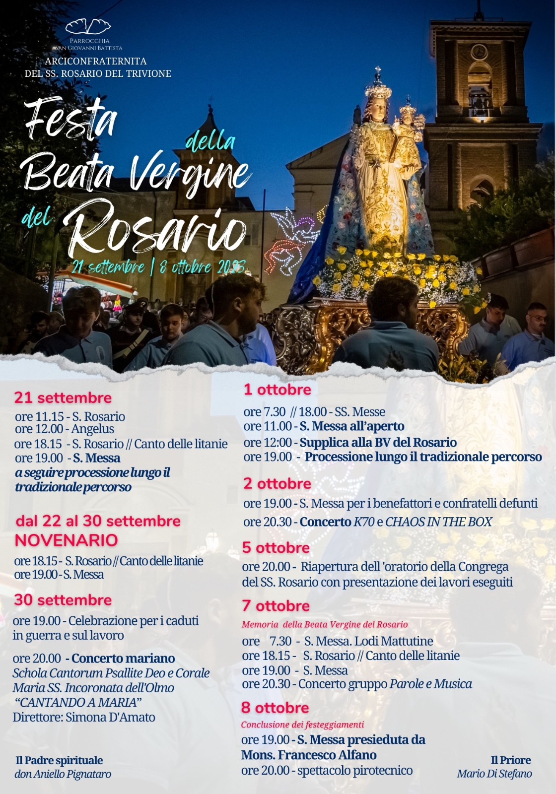Festa della Beata Vergine del Rosario - Arcidiocesi di Sorrento - Castellammare di Stabia